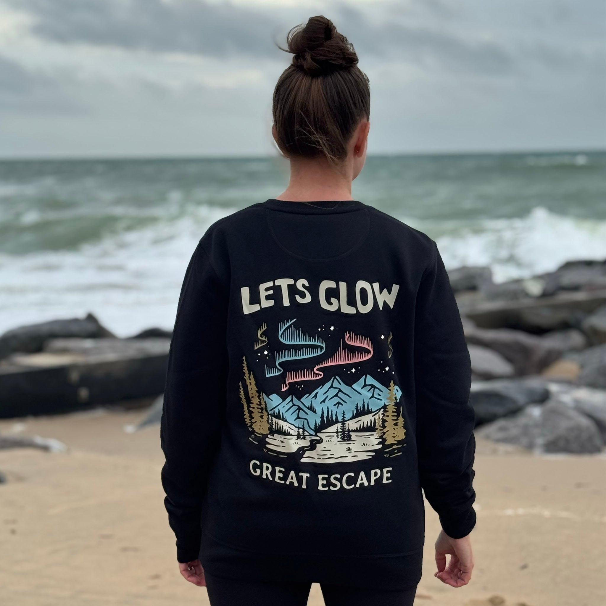 LETS GLOW Sweater – GREAT ESCAPE CLOTHING